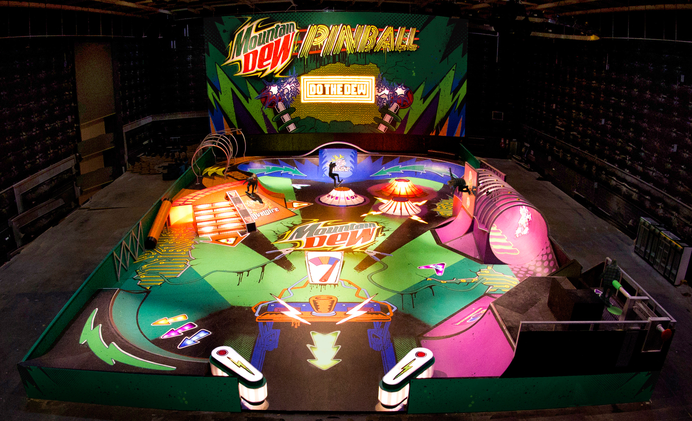 Mountain Dew, a pinball machine you can actually ride – A journal by ...